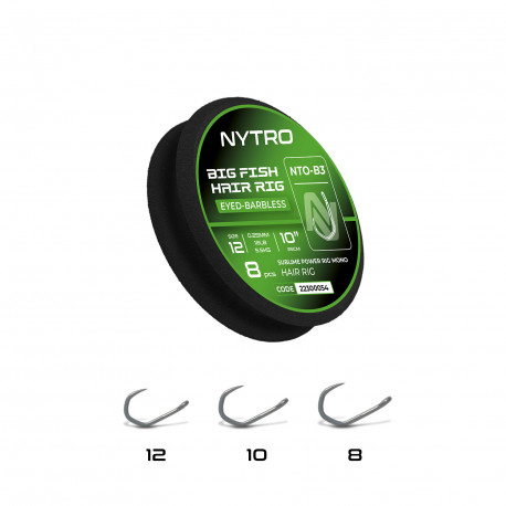 HAMECONS MONTES BIG FISH HAIR RIG NTO-B3 NYTRO