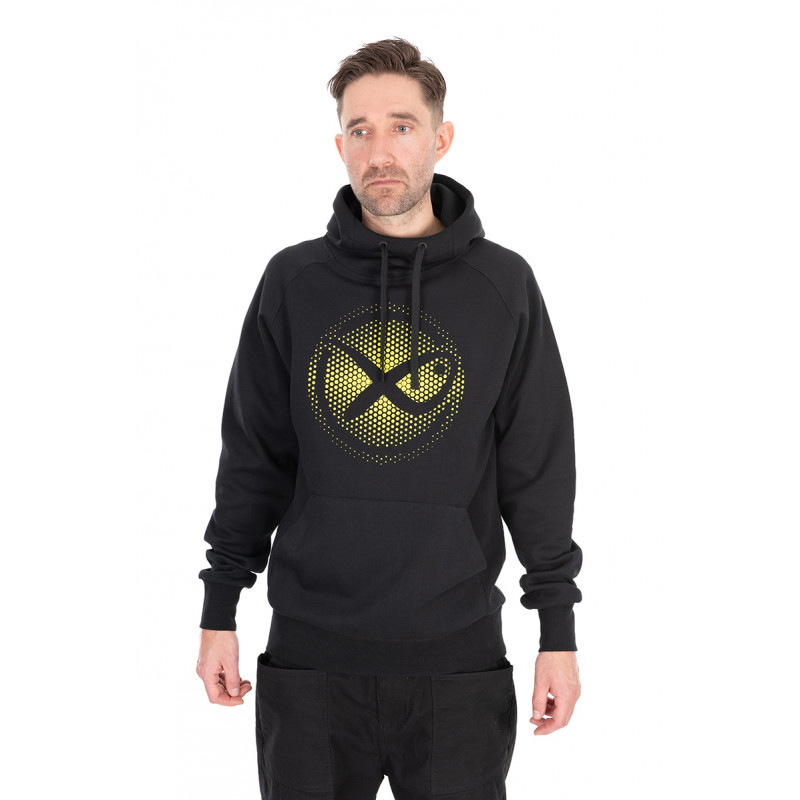 SWEAT A CAPUCHE LARGE FADE LOGO HOODY BLACK LIM MATRIX